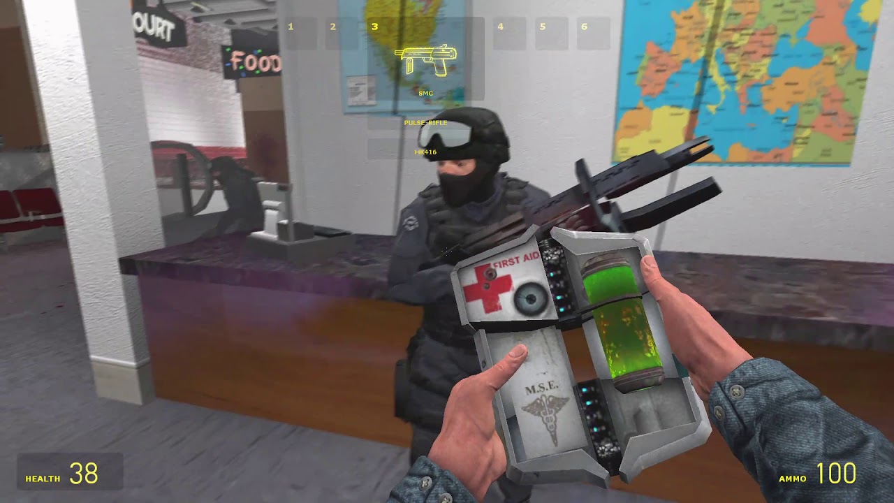 (GMOD SWAT) Terrorist attack on LifeCenter - YouTube