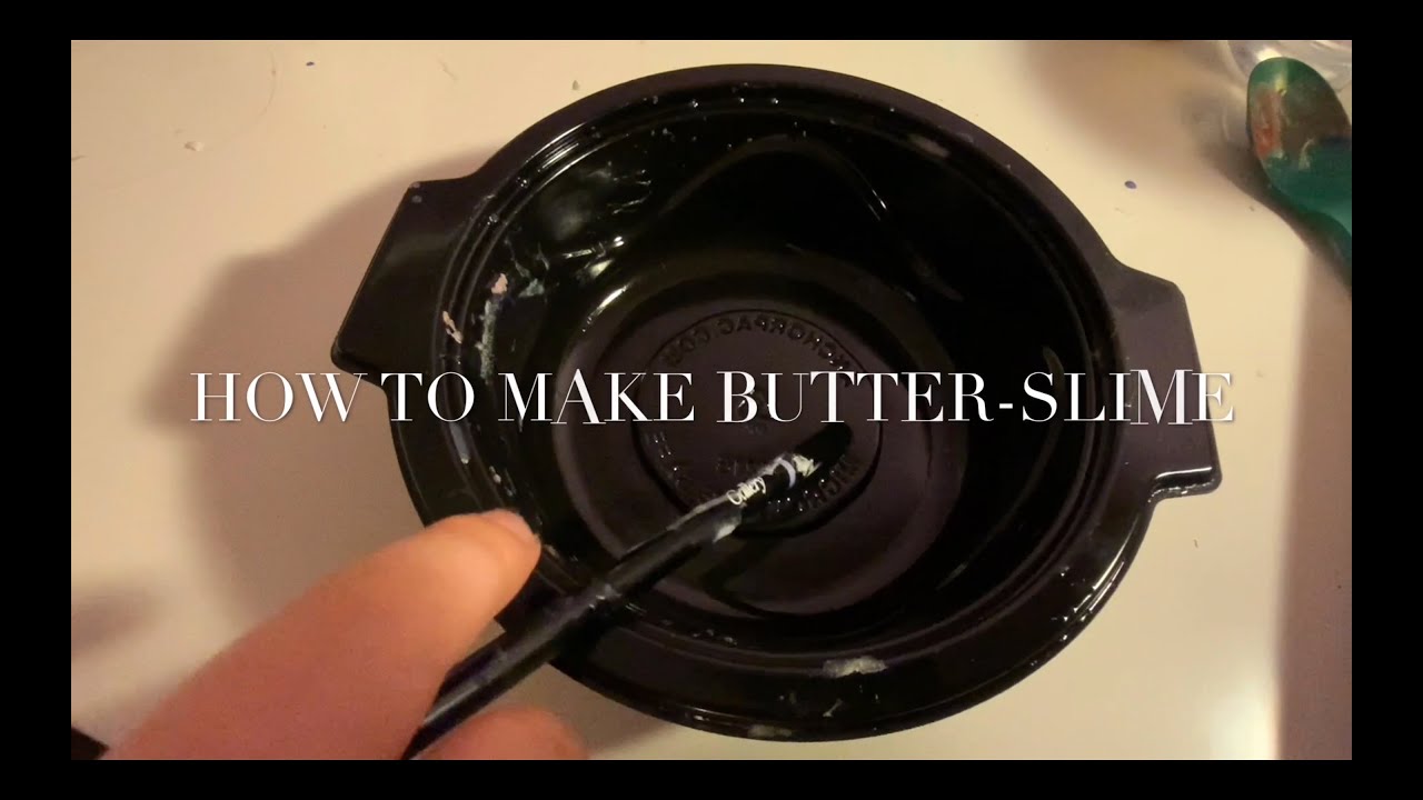 HOW TO MAKE BUTTER - SLIME - YouTube