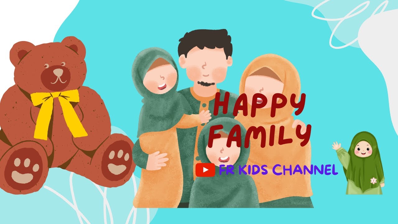 HAPPY FAMILY, MENGENAL KELUARGA INTI #cartoon #animasi - YouTube