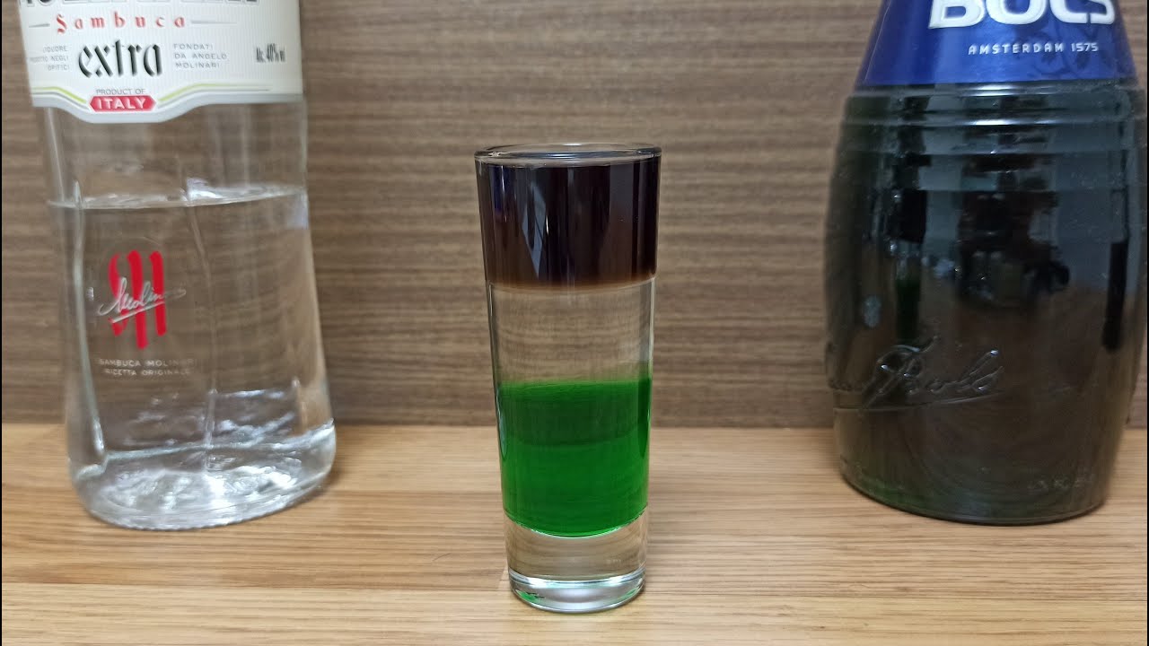 Cocktail Shot Pick Me Up. How to make Shot Pick Me Up. With Sambuca ...
