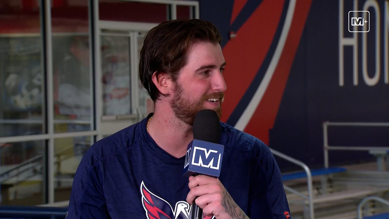 Logan Thompson is already a Charlie Lindgren mustache admirer ...