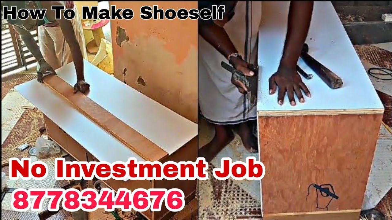 How To Make Shoe Rack At Home | Building Construction | Plywood With ...