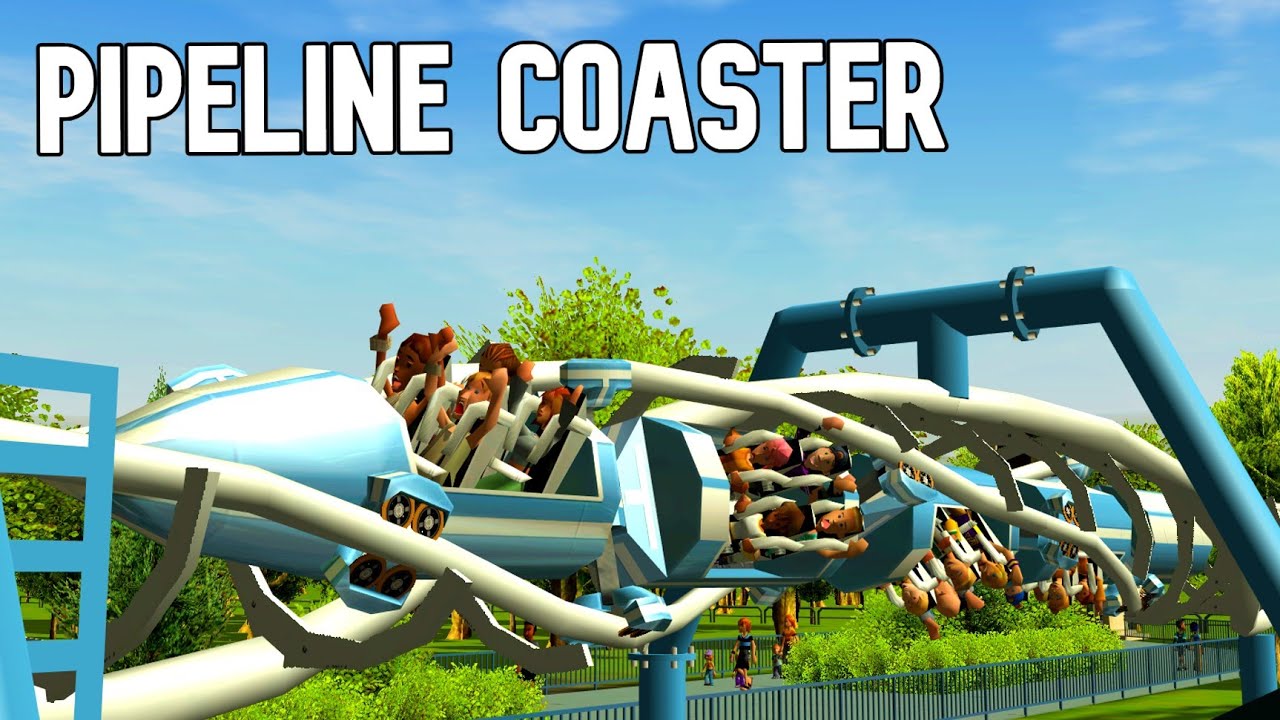 RCT3 Coaster Challenge #39 - Pipeline Coaster - YouTube