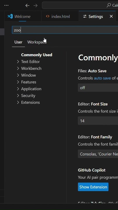 Zoom in VS Code with Ctrl + Scroll 🔍 | Kuki's Code Craft #ZoomInVSCode #VSCode - YouTube