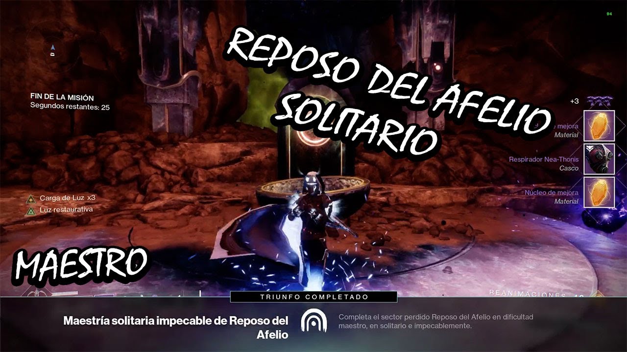 Reposo de Afelio - Sector Perdido Maestro (6 min) [Destiny 2] - YouTube
