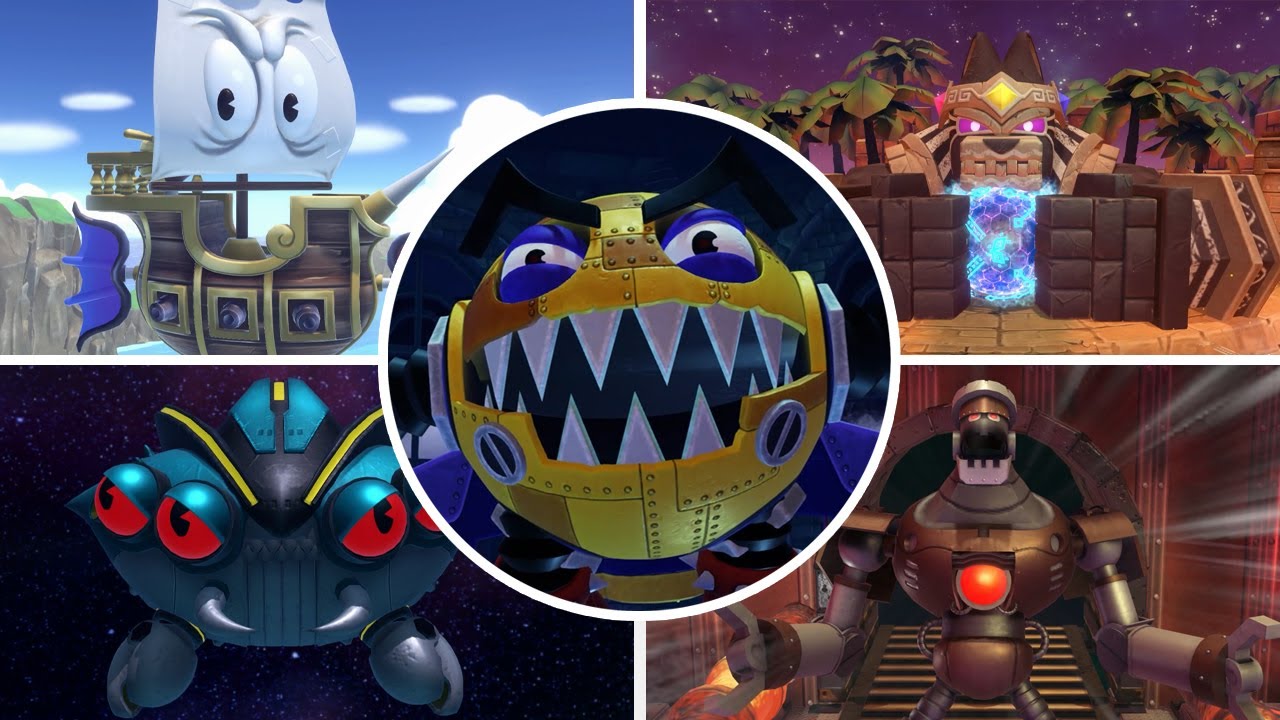 PAC-MAN WORLD Re-PAC - All Bosses - YouTube