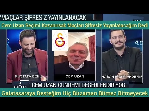 Cem Uzan Galatasaraya Desteğim Hiç Bitemeyecek