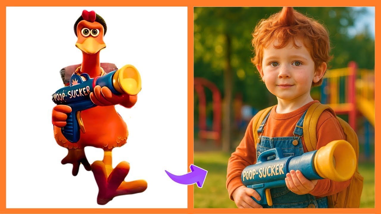 HOW CHICKEN RUN MOVIE CHARACTES LOOK AS 6 YEARS OLD KIDS! - YouTube