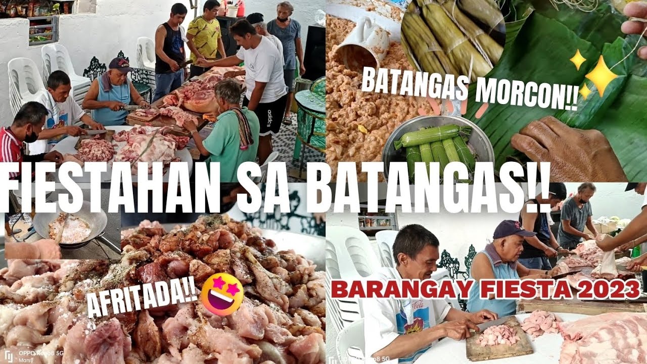 FIESTA SA BATANGAS! | BARANGAY FIESTA 2023| MGA PAGHAHANDA SA BISPERAS ...