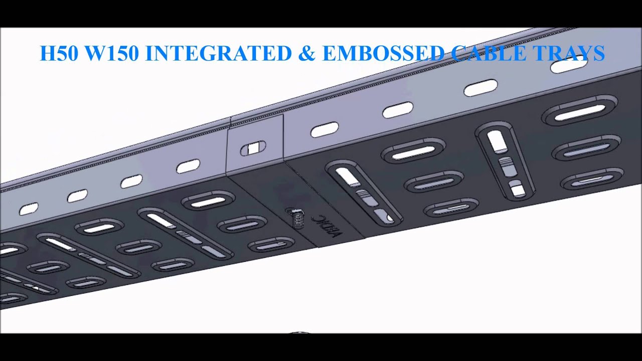 ARDIÇ ELEKTRİK H50 W150 INTEGRATED & EMBOSSED CABLE TRAYS - YouTube