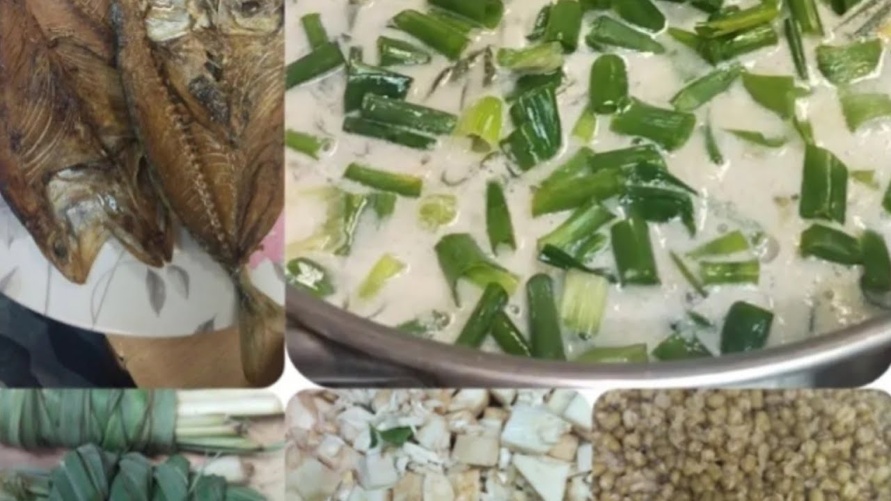 ginataang monggo with langka ++++bulad (daing) ... local style of ...