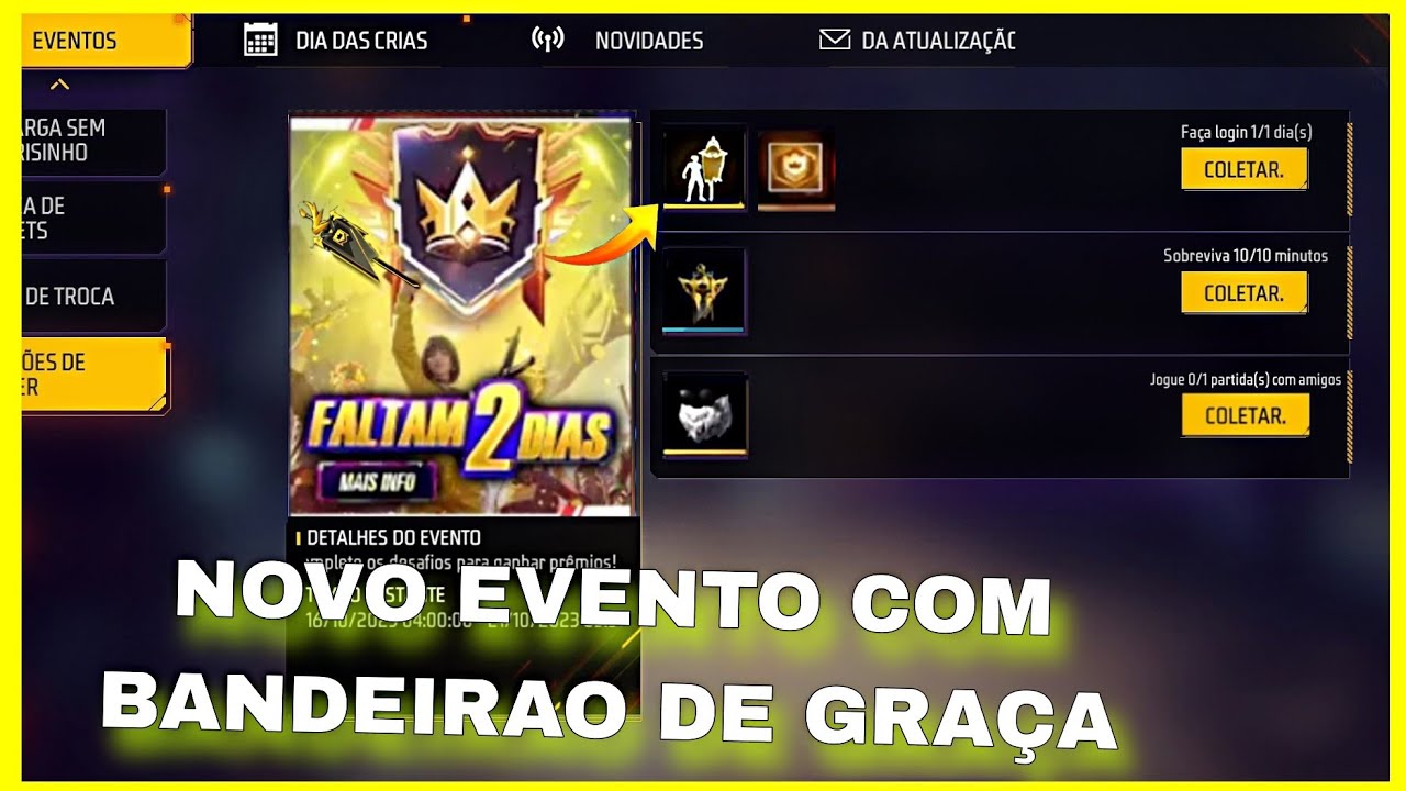 QUE DIA? COMO COLETAR O NOVO BANDEIRAO 2.0 DE GUILDA DE GRAÇA E BARBA ...