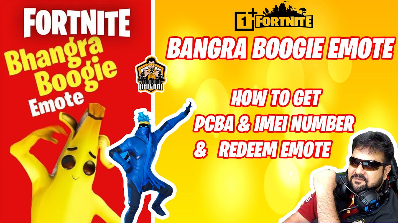 Fortnite OnePlus | Bangra Boogie Emote | How to get the PCBA Code and ...