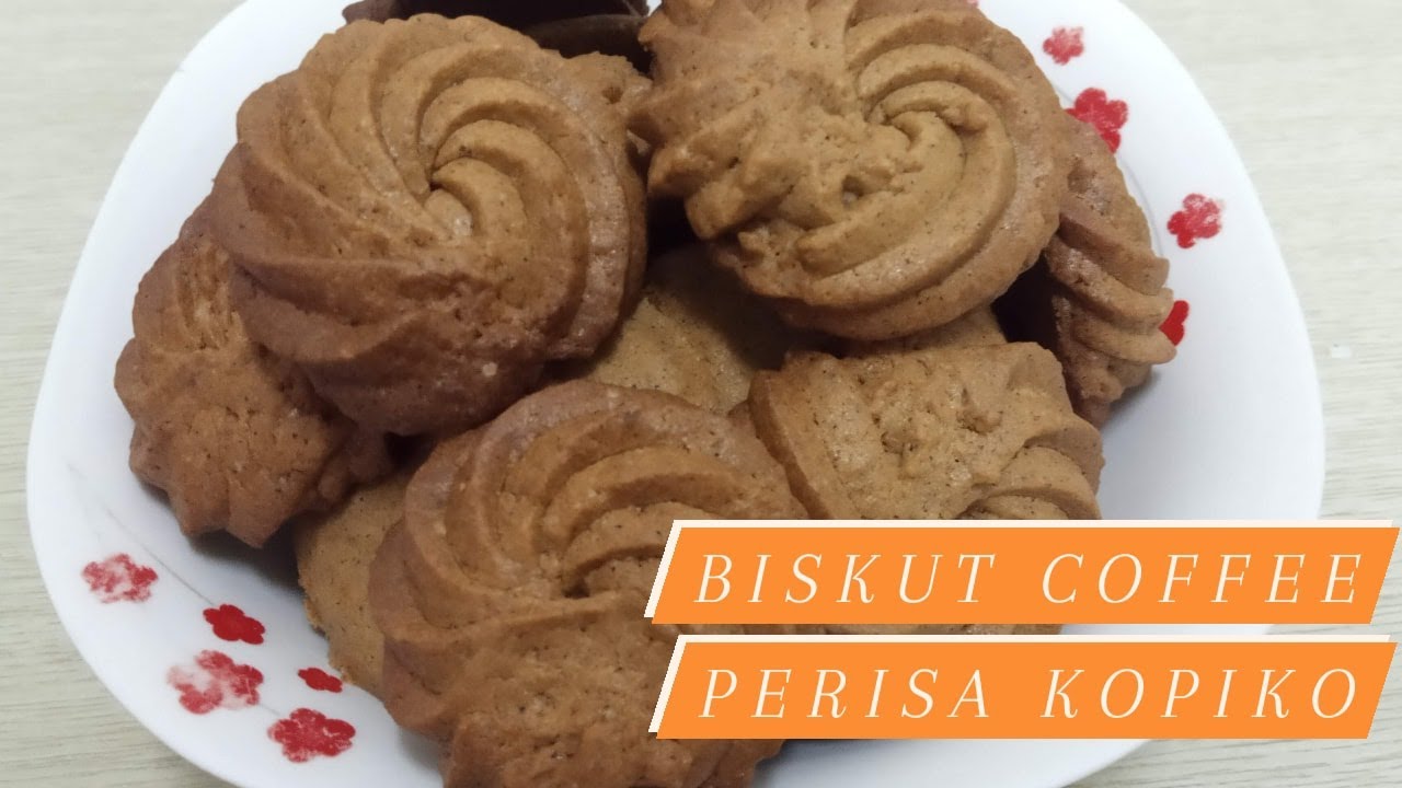 Resepi Biskut Coffee Perisa Kopiko/ Christmas Treats - YouTube