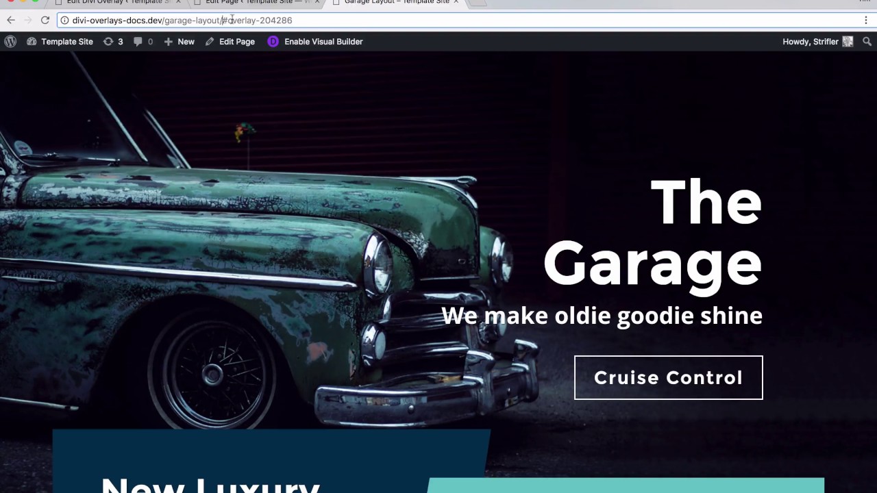 How to Trigger your Divi Overlay with the URL - YouTube