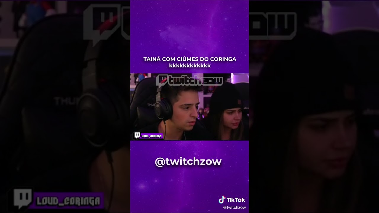 Taina costa fica com ciúmes do loud coringa em live - YouTube