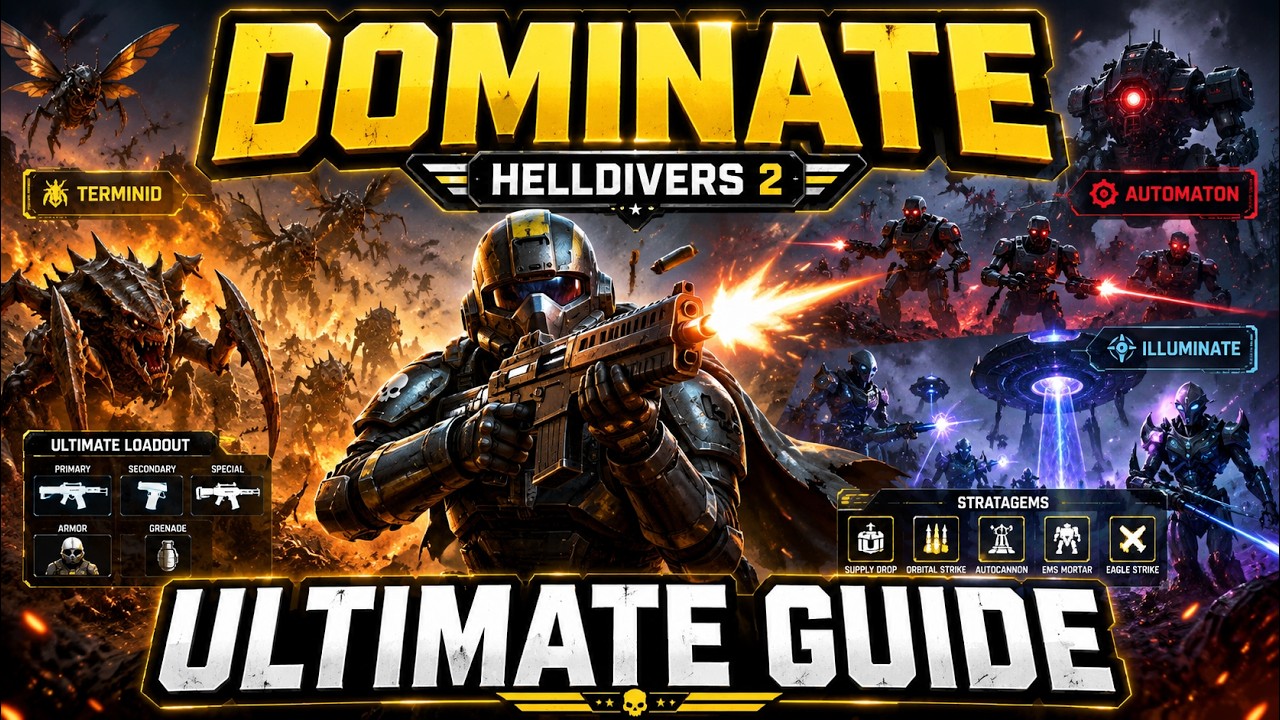 DOMINATE Every Faction | Helldivers 2 Ultimate Loadout & Stratagem ...