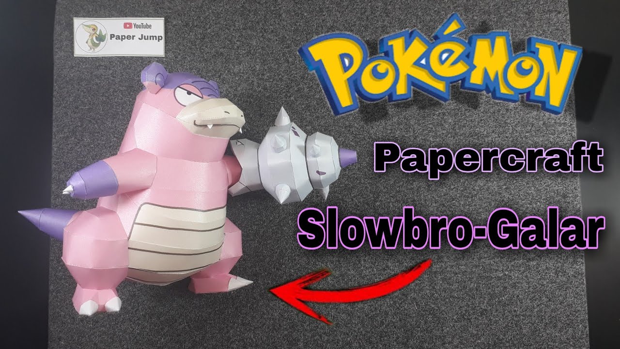 Slowbro-Galar pokemon de papel/papercraft pokemon / como hacer Slowbro ...