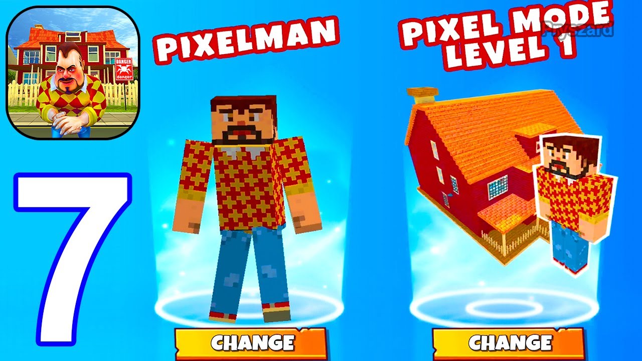 Dark Riddle - Gameplay Walkthrough Part 7 Pixelman & Pixel Mode, Uderground Base (Android,iOS ...