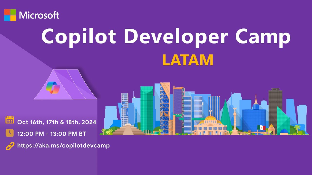 Copilot Developer Camp - LATAM (Dia 1) - YouTube