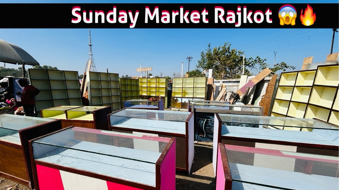 Rajkot Sunday Market 🔥😱 || Ravivari Bazar Rajkot #vlog #sundaymarket ...