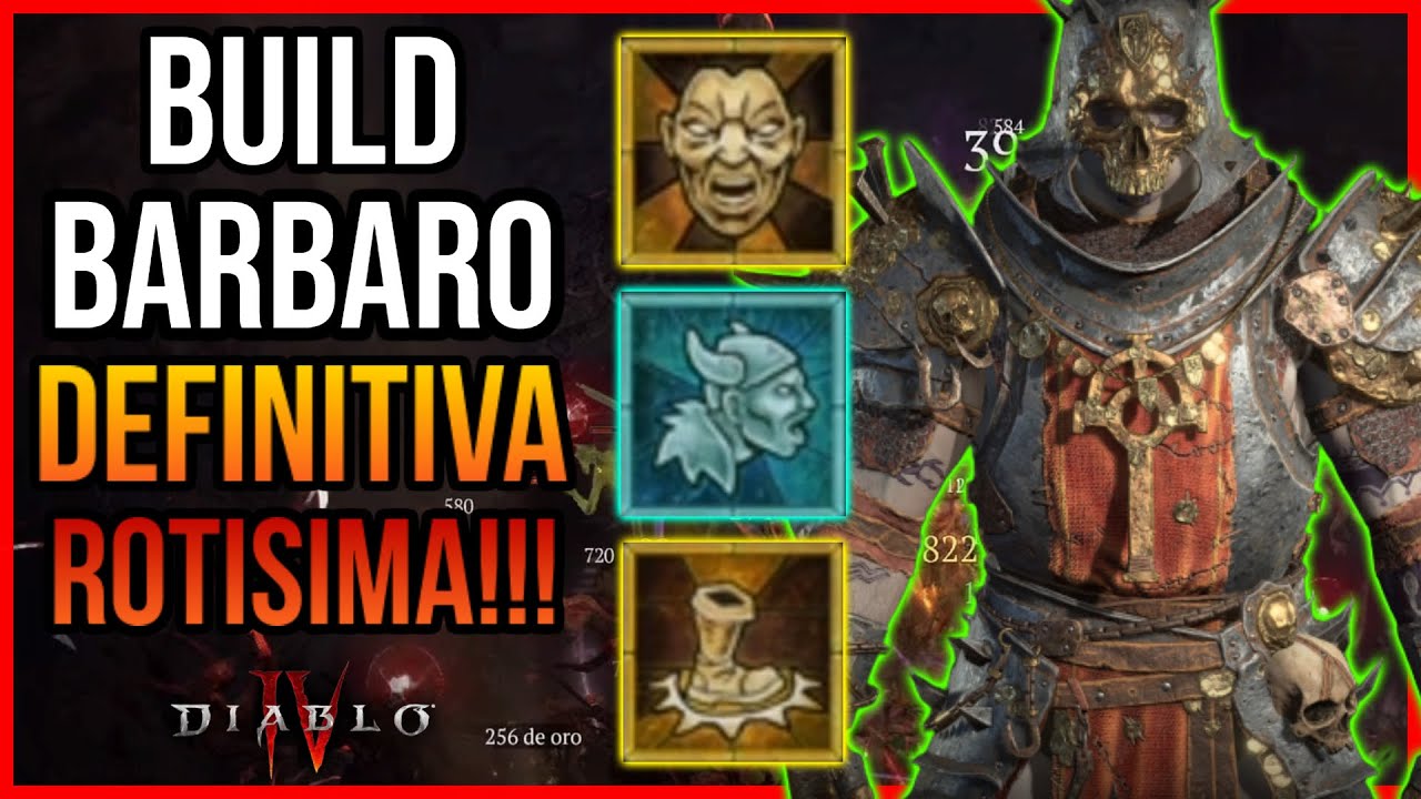 Diablo 4 - LA MEJOR BUILD DEL BARBARO!!! NIVEL 50-100!!! - YouTube