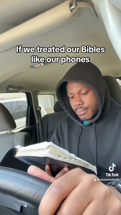 What would happen if we treated our Bibles like our phones? #Bible # ...