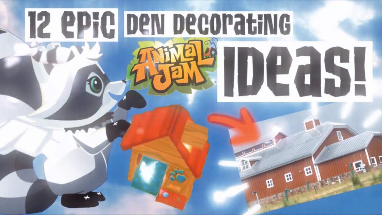 12 INSANE Den Decorating Ideas💡 | Bandits Animal Jam - YouTube