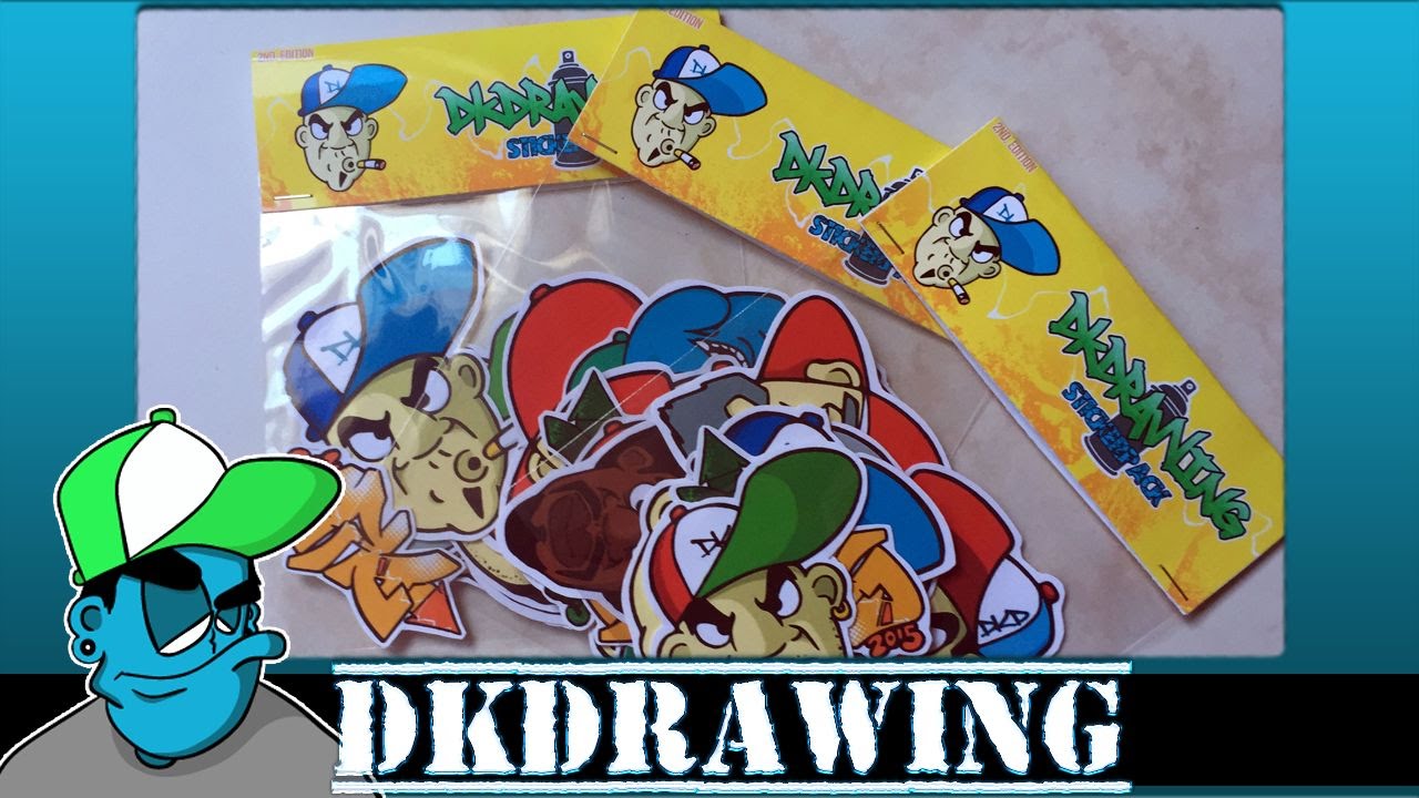 DKDrawing Graffiti Stickerpack 2 - Out now! - YouTube