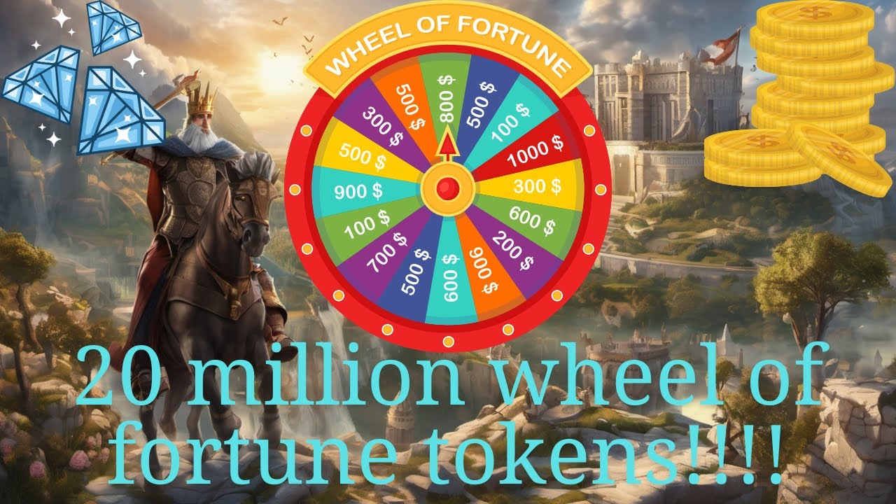 Evony 20 Million Wheel Of Fortune Tokens Loot Video!!! #games #evony # ...