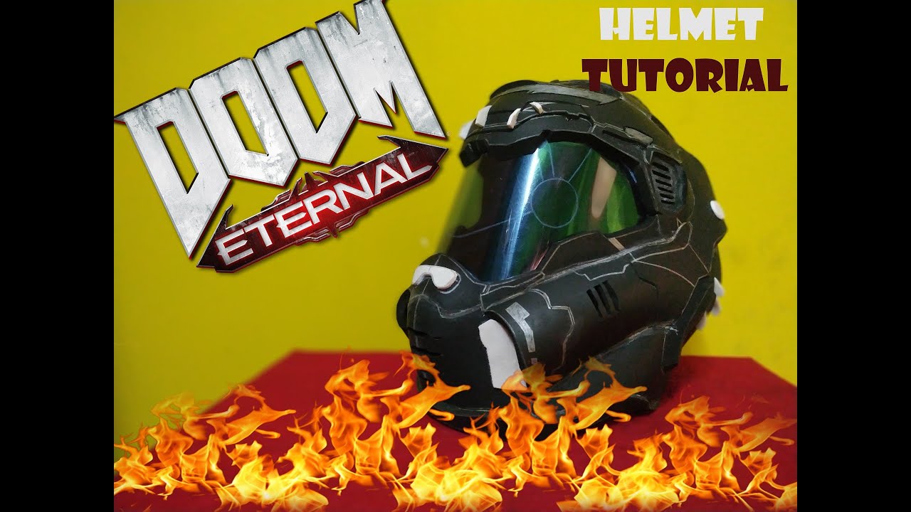 DOOM ETERNAL COSPLAY HELMET - YouTube