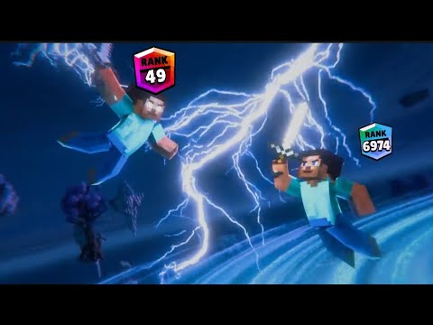 Herobrine vs Steve ( Brawl Star Rank ) Full Fight animation