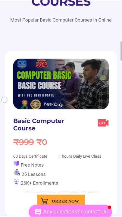 Free Computer Course | Free computer course with certificate | free computer course 2025 - YouTube