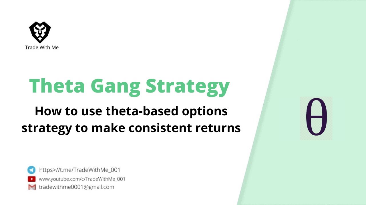Theta Gang Strategy ||How to use theta-based options strategies to make ...