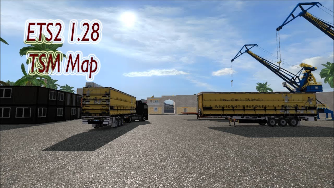 ETS2 1.28 | TSM Map 6.6.1 | Samalut - Tubruq - YouTube