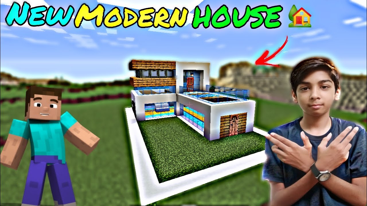 I MAKE MODERN HOUSE 🏡 IN MINECRAFT CREATIVE MODE #9 [GAMEPLAY] - YouTube