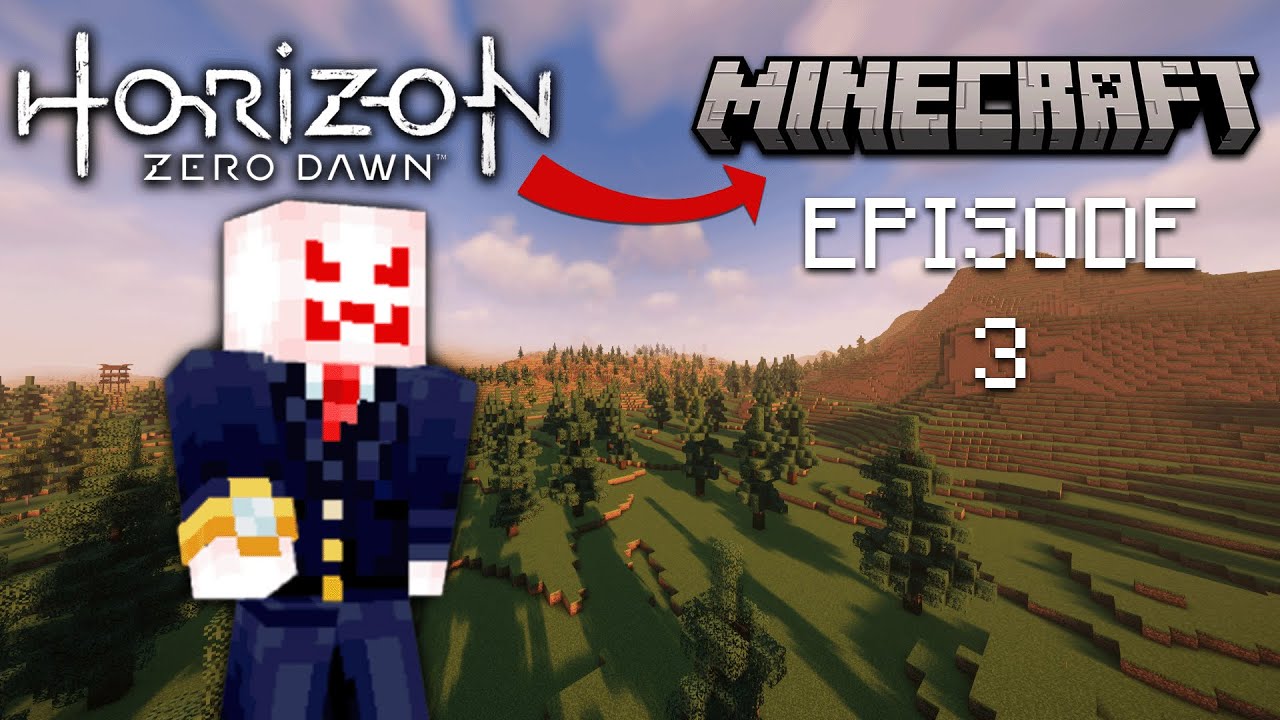 I'm Building ALL of Horizon Zero Dawn in Minecraft: EP.3 Trees and ...