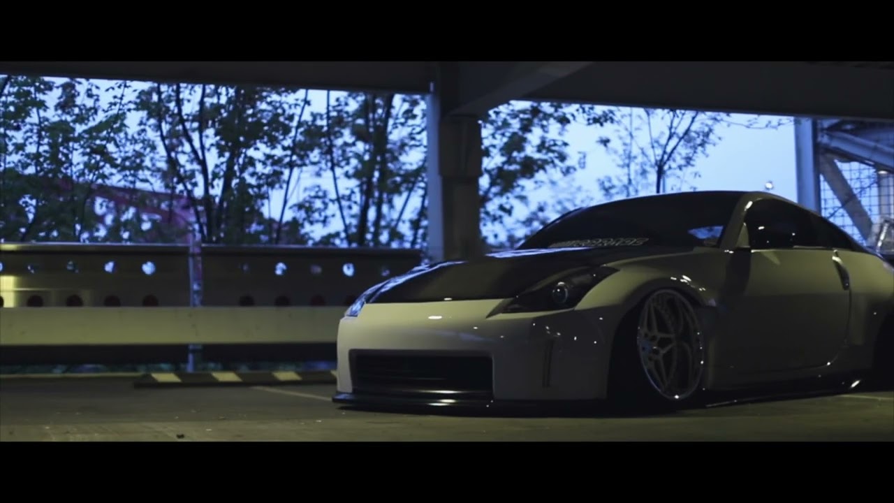 Miguel’s Bagged Widebody 350z - YouTube