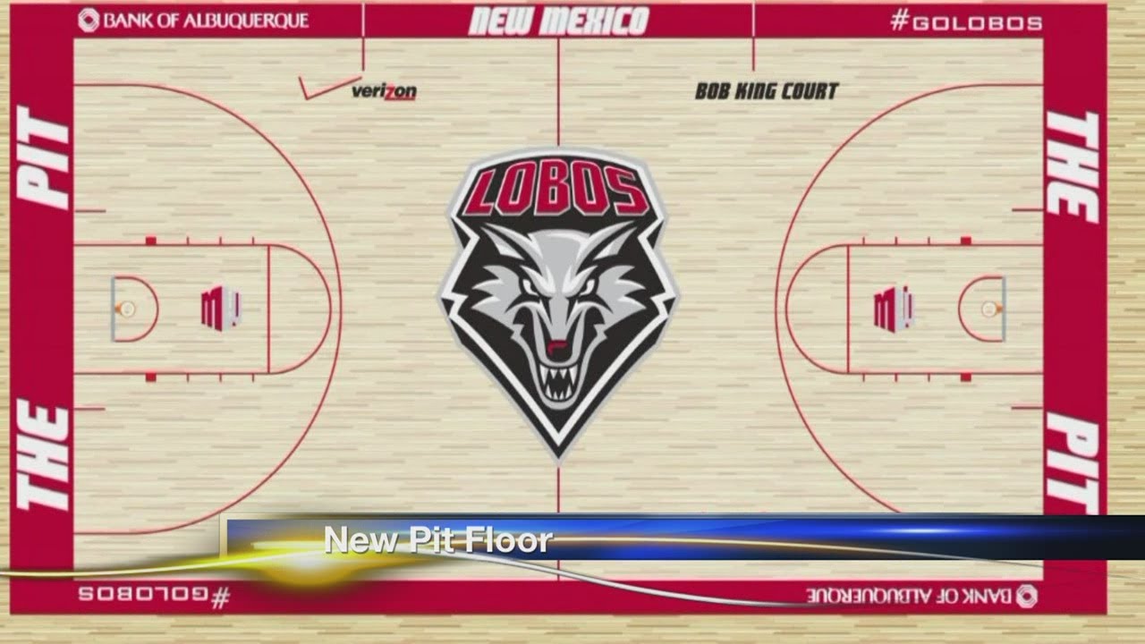 UNM unveils new Pit floor - YouTube