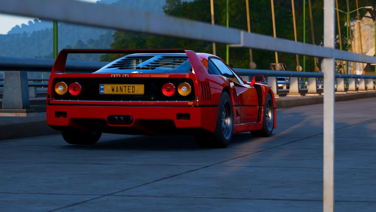 Ferrari F40 Forza Horizon V - ORIGINAL PURE SOUND - YouTube