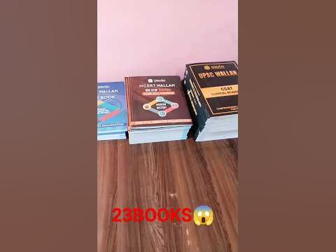 UPSC WALLAH BOOKS😱 ||23books||#physicswallah #upsc - YouTube