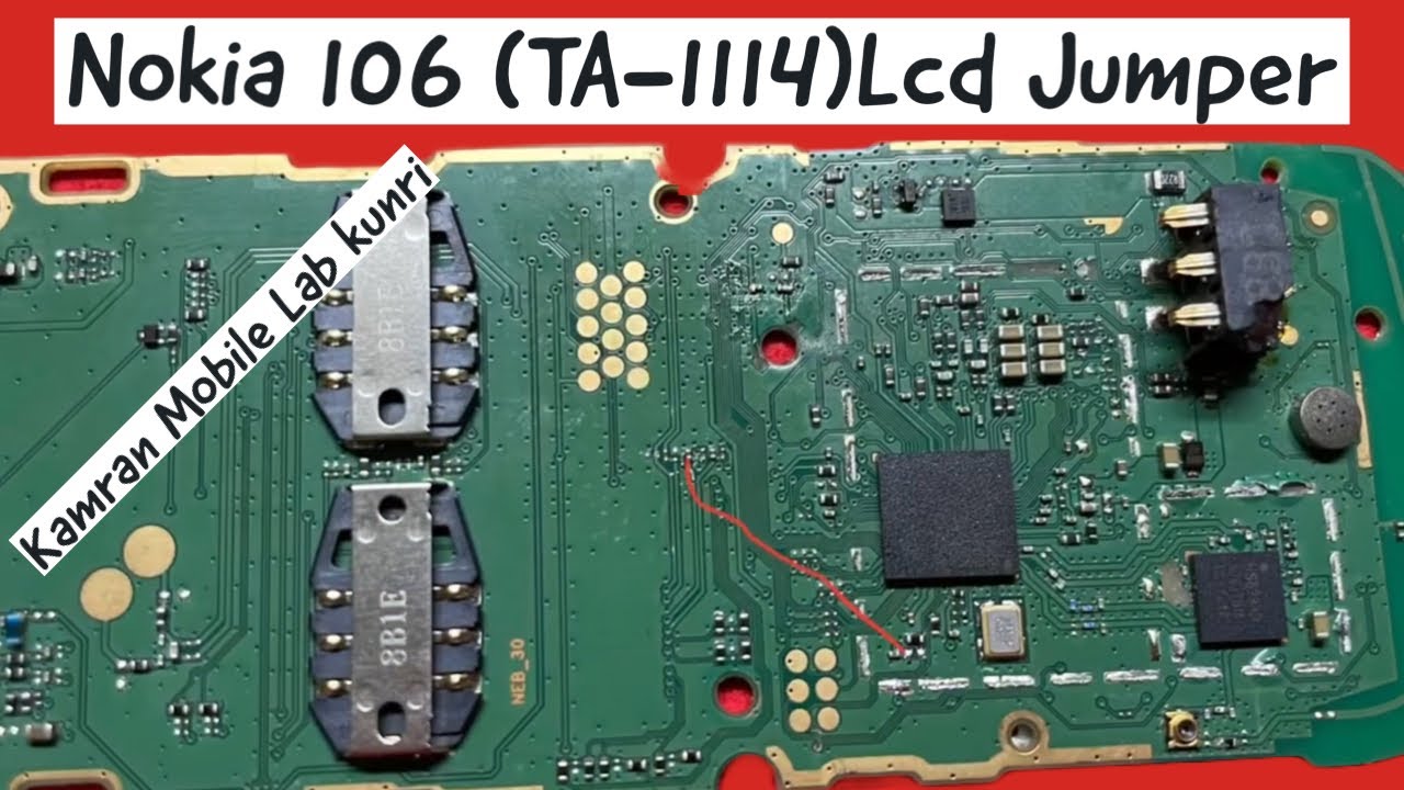 Nokia TA 1114 lcd light display solution Nokia 106 disply line damage ...