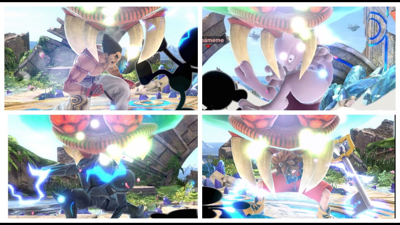 SSBU: Metroid Assist Trophy on Everyone - YouTube
