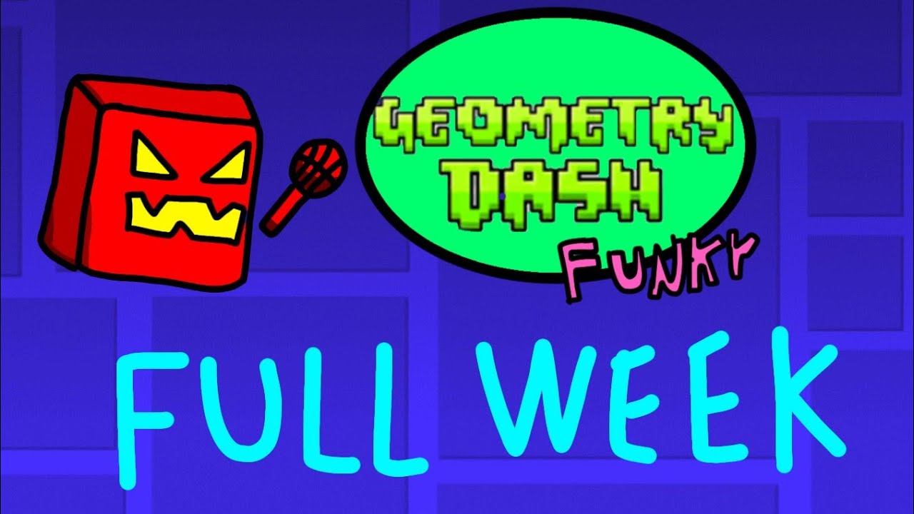 geometry dash funky' FULL WEEK (official)!!! - YouTube