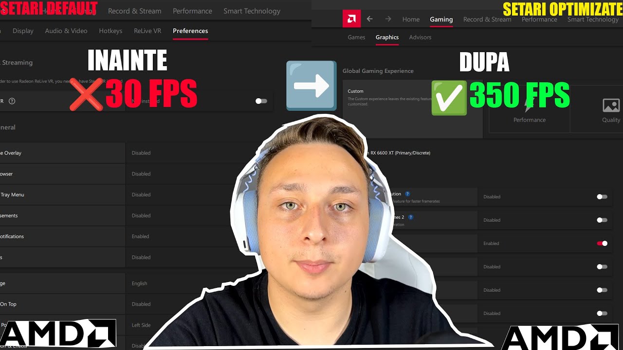 Cum Sa Ai Mai Multe FPS-URI In Jocuri!! [ Setari Placa Video AMD 2024 ...