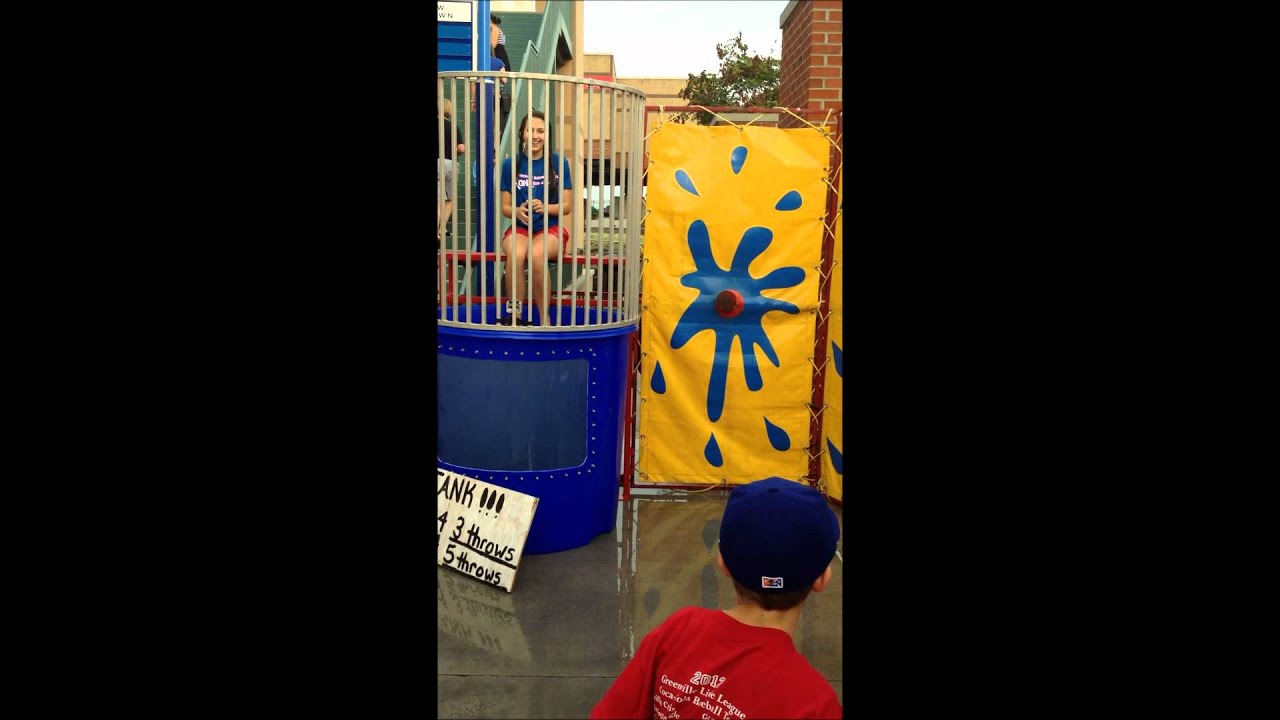 Dunking Booth at the DBAP - YouTube