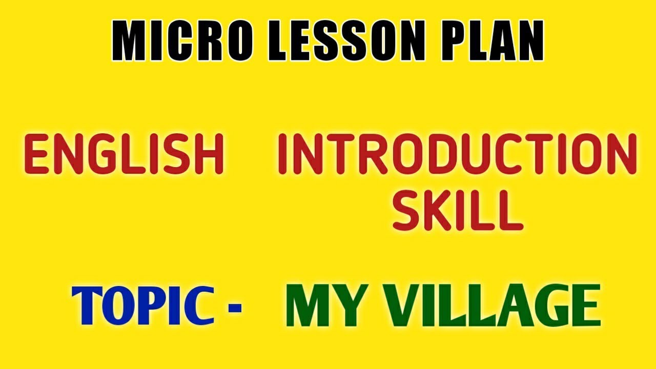 english-micro-lesson-plan-class-6-7-introduction-skill