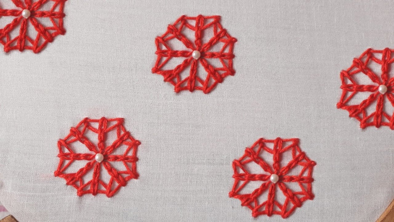 All Over Design for Dress/Kurti (Hand Embroidery Work) - YouTube