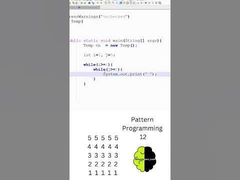 Day 12 || Pattern Programming 12 || Java || Zoho Pattern Programming || 2-D Array || Star ...