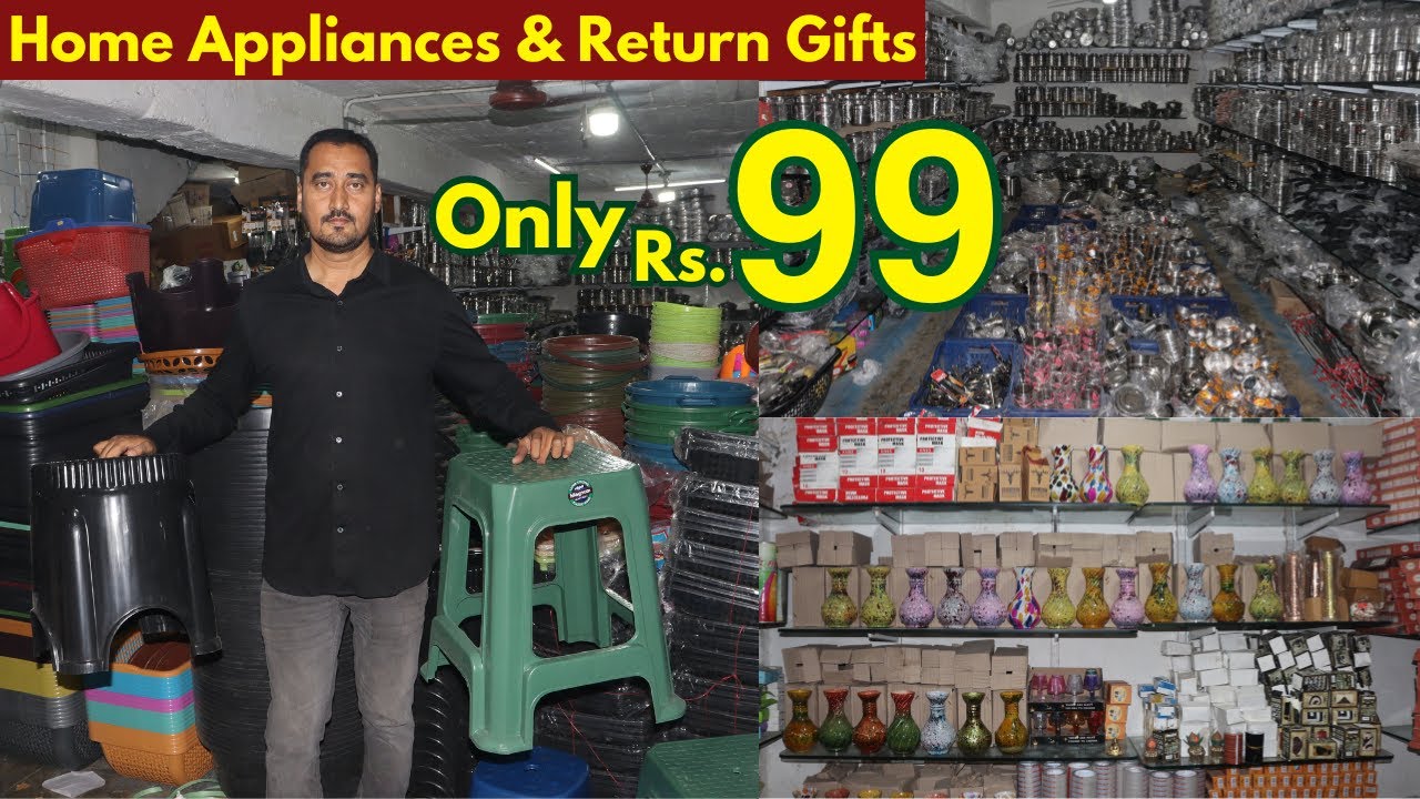 Home Appliances & Return Gifts Only ₹ 99 / New Collection Plastic ...